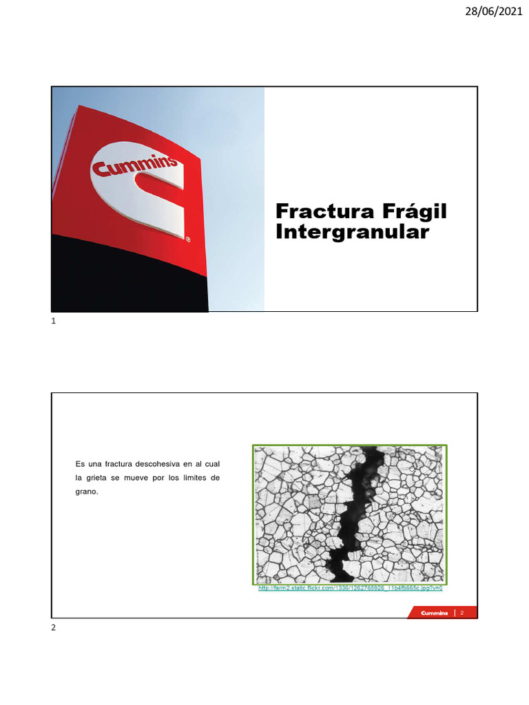 2 - Fractura Fragil Intergranular | PDF