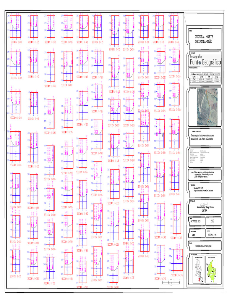 ACAD Recor - Pla - Huella - Silos - 10 05 2024 Model Plano2 2 | PDF | Geodesia | Tecnología ...
