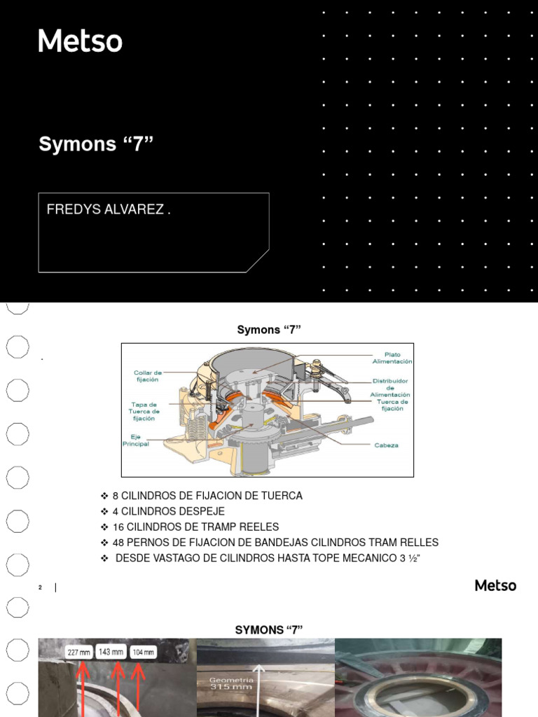 Especificaciones Técnicas Symons “7” | PDF