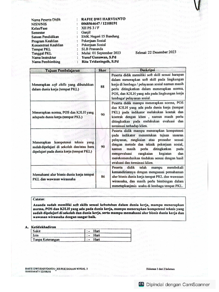 Scan Raport Sem 5 Rafie XII PS 3 - 2 | PDF