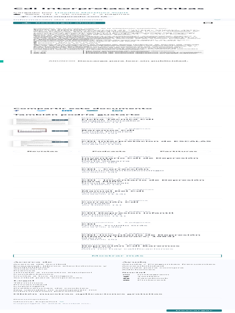 Cdi Interpretacion Ambas PDF | PDF