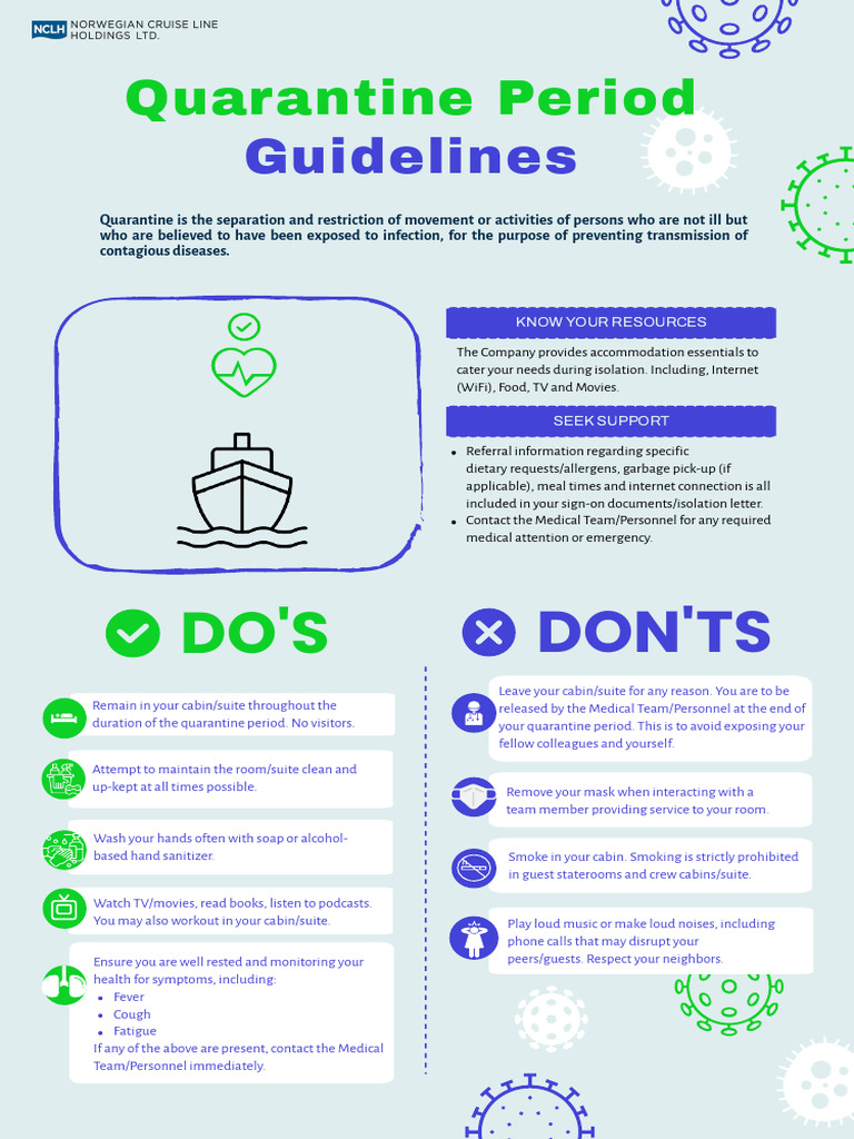 Quarantine Guidelines and Support Resources | PDF | Quarantine | Immunology