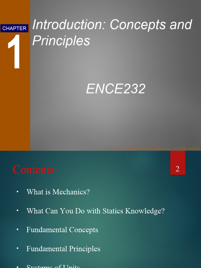 CH 1 Introduction Concepts and Principles | PDF | Force | Fundamental Interaction