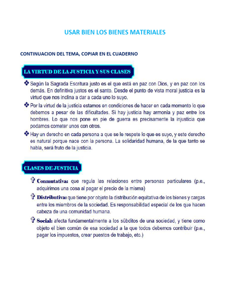 Usar Bien Los Bienes Materiales | PDF | Estilo de vida