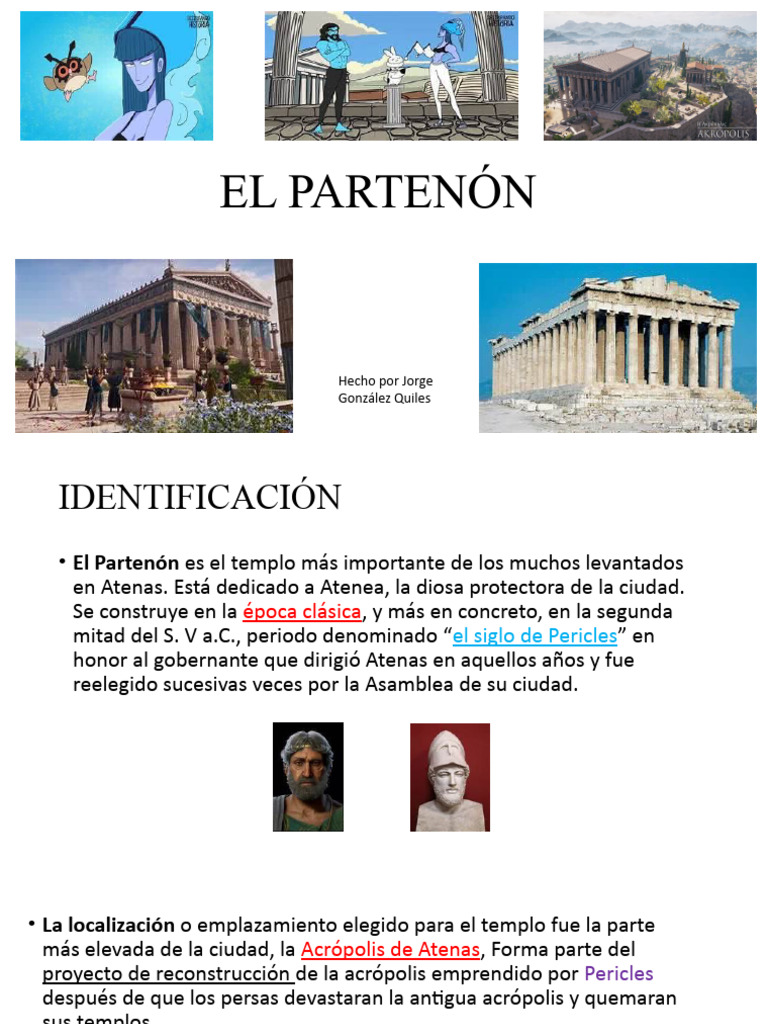 EL PARTENÓN Jorge González Quiles | PDF | templo | Diseño arquitectonico