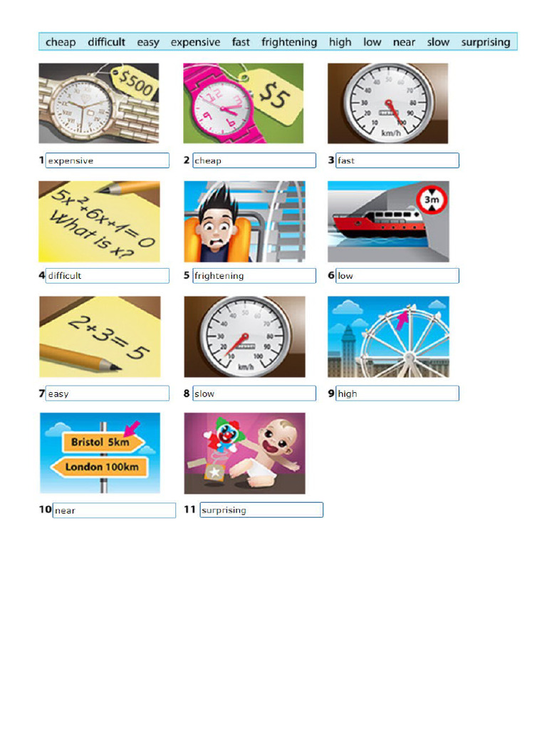 Vocabulary Unit 4 | PDF
