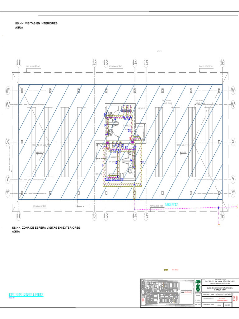Ss - Hh. Visitas en Interiores Agua: Proy. Volado de Techo Proy. Volado ...