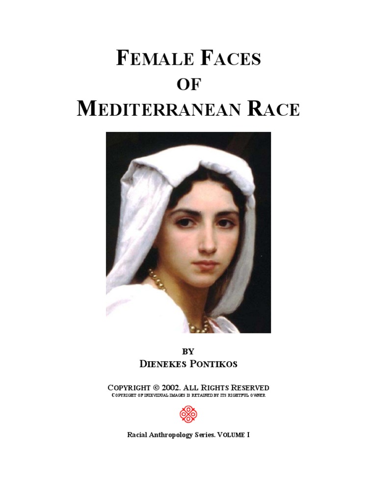 Female Faces of Mediterranean Race | PDF