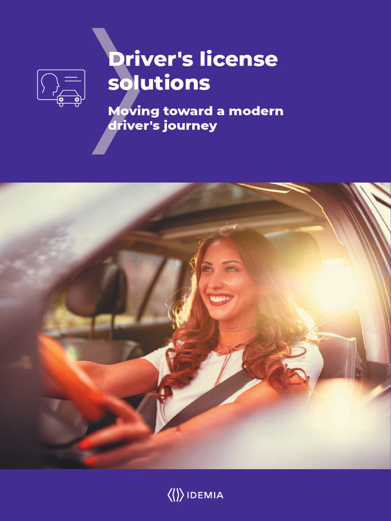 Drivers License Solutions Idemia Brochure 202102 | PDF | Driver's ...