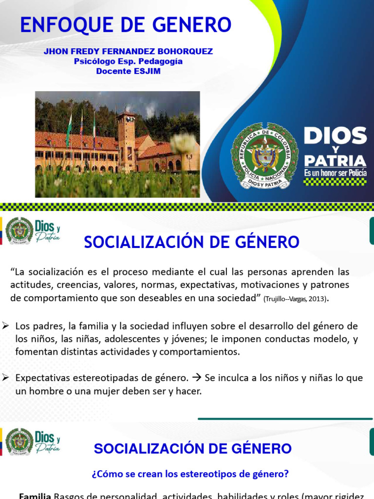 Presentacion Enfoque de Genero | PDF | Género | Estudios de género