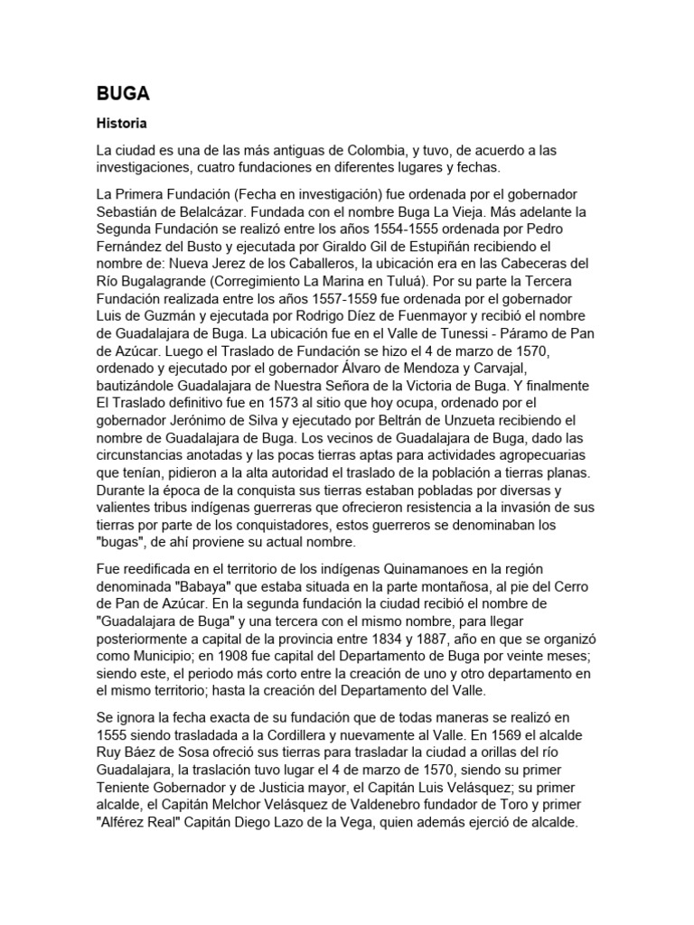 BUGA Finanzas | PDF | Historia