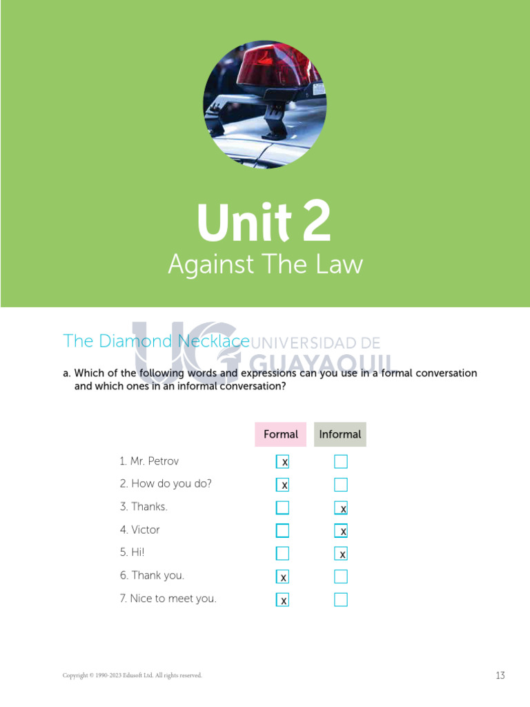 Module 1 Against The Law Worksheet - KerikMartinez | PDF