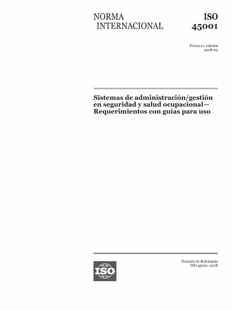Iso 450001 | PDF