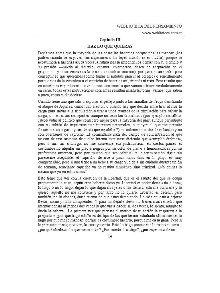 Etica Cap Tulo 3 | PDF | Moralidad | Verdad