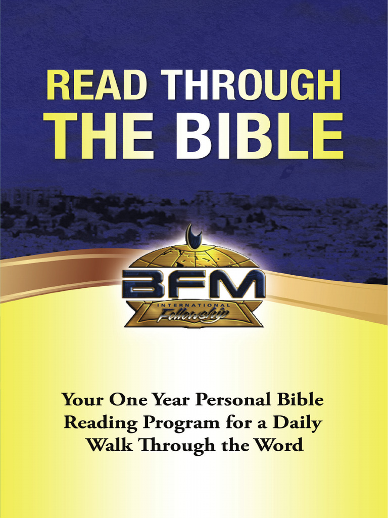 Read Through The Bible BFM Web | PDF | Bible | Book Of Genesis