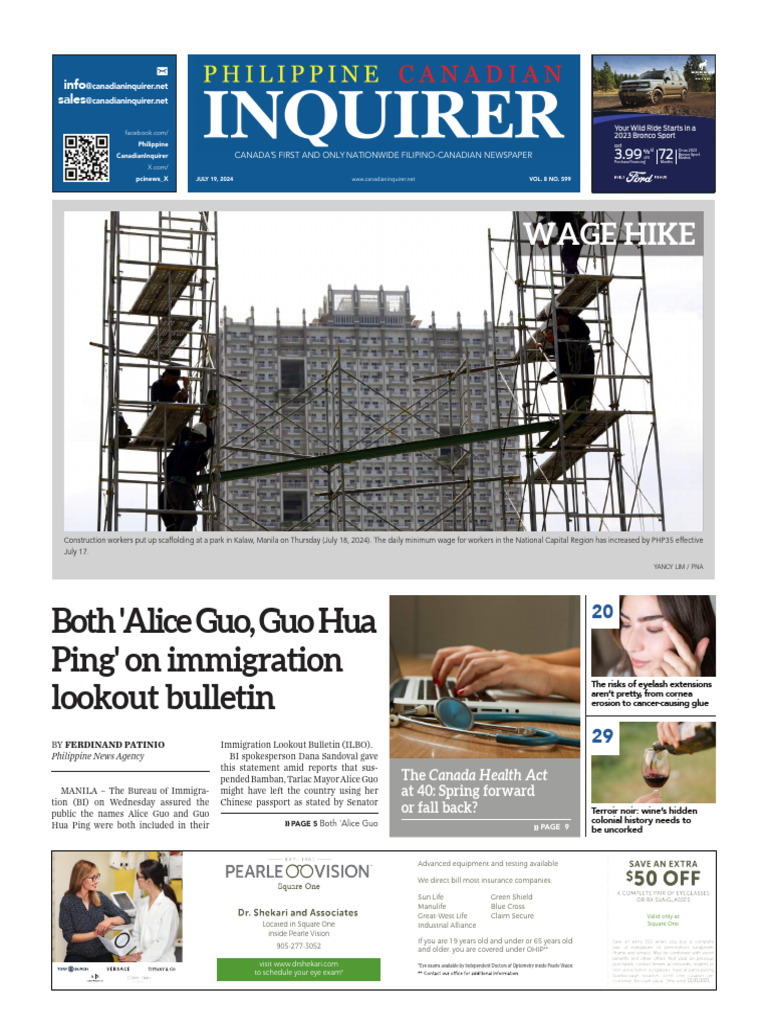 Philippine Canadian Inquirer #599 | PDF | Philippines | Manila