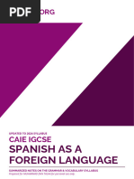 Spanish IGCSE Speaking Questions | PDF