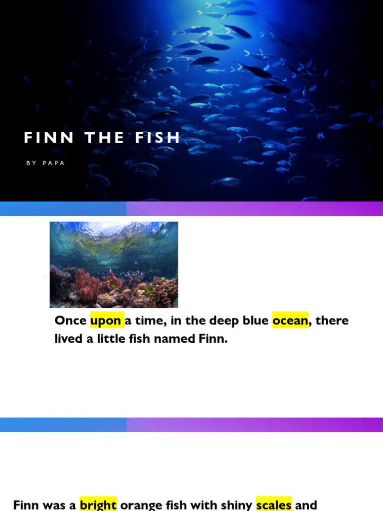 Finn the Fish's Ocean Adventure | PDF