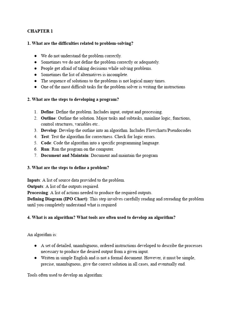 Programming With Python (CT108-3-1-PYP) ALL 12 CHAPTERS QUESTION ANSWERS (THEORY) | PDF ...