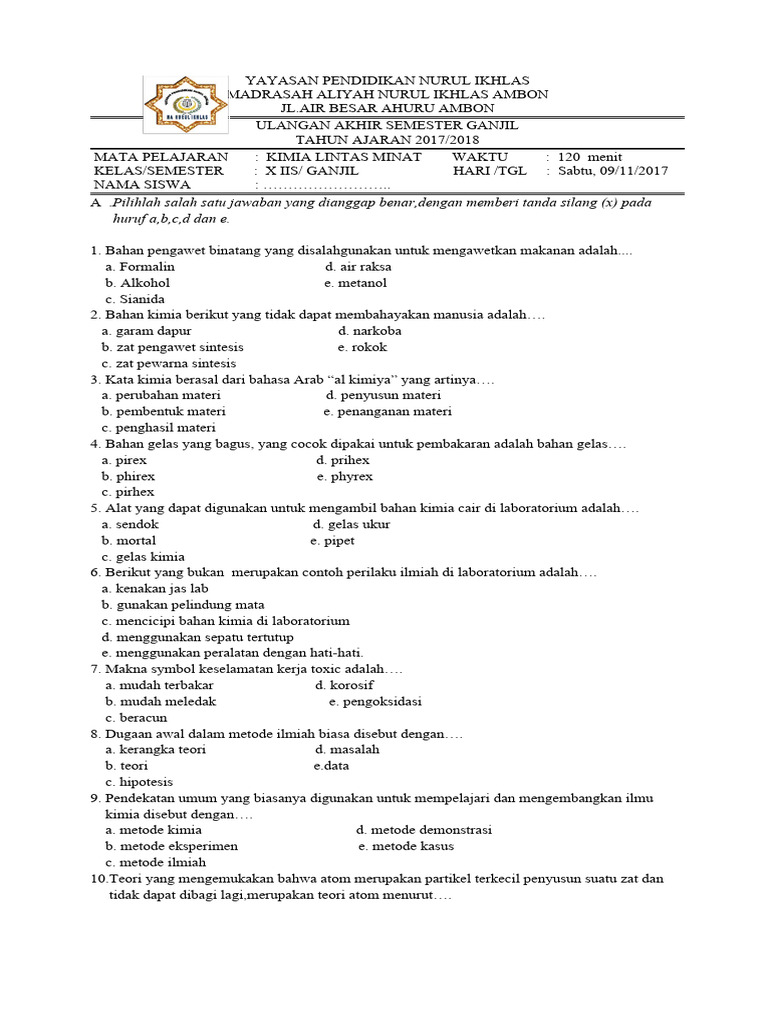 Soal Uasx LM | PDF | Metode & Bahan Ajar | Teknologi & Rekayasa