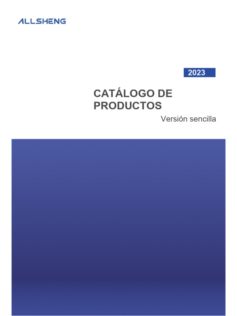 Catalogo ALLSHENG Es | PDF | Investigación y desarrollo