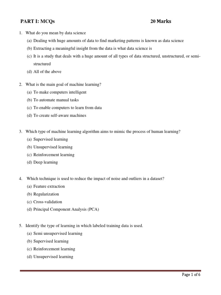 Data Science 1 | PDF | Machine Learning | Mean