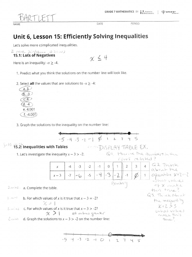 U6l15-16 Answer Key | PDF