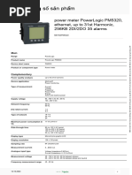 PowerLogic PM5320 Meter Specs | PDF | Alternating Current | Ac Power