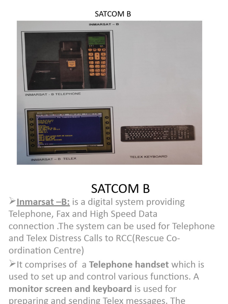 Satcom B | PDF | Communications Satellite | Telephone