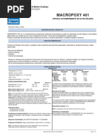 Ficha Tecnica Epoxi Macropoxy 646 FC Sherwin Williams | PDF | Epoxy | Procesos industriales