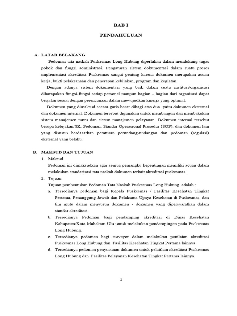 TATA NASKAH Long Hubung Benar Edit | PDF