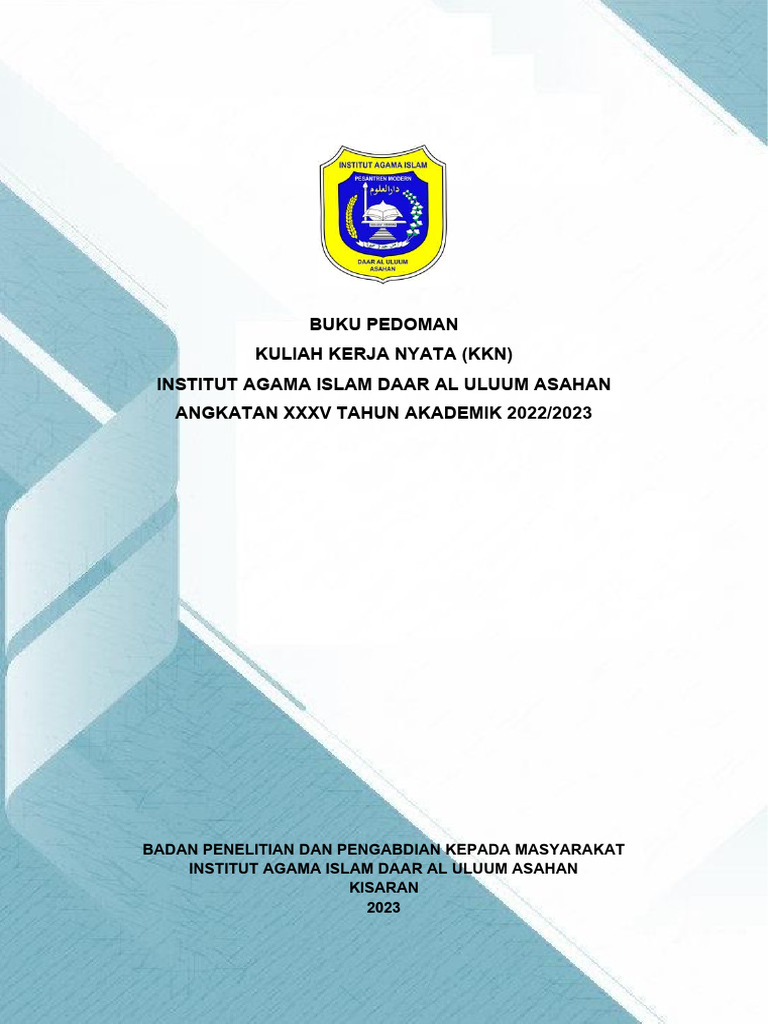 Buku Pedoman KKN Mahasiswa Angkatan 35 T.A. 2022-2023 FINAL ASLI (SCAN) | PDF | Karier ...