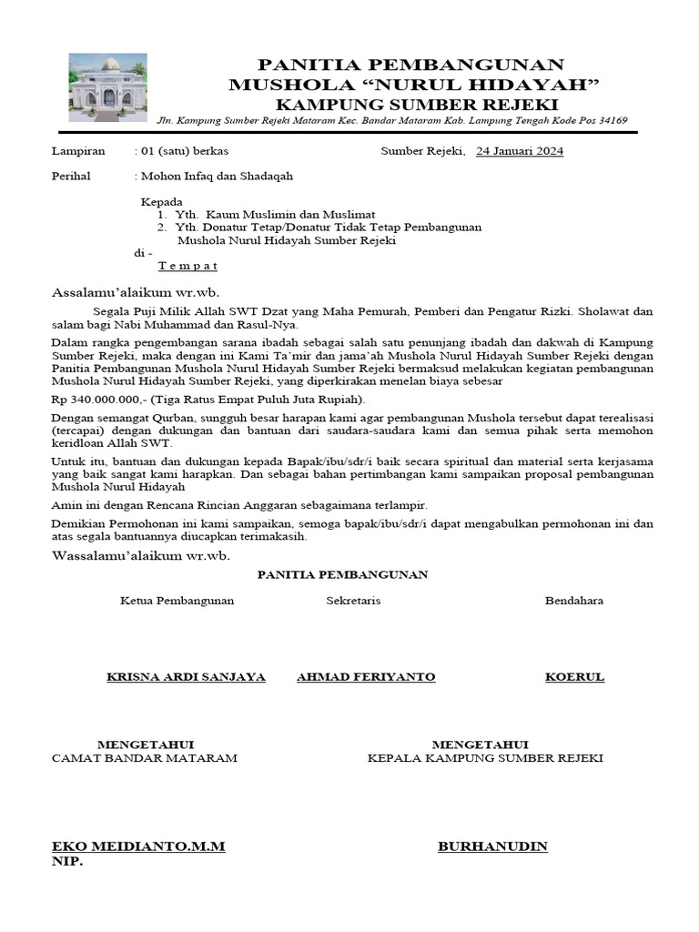 Proposal Pengajuan | PDF