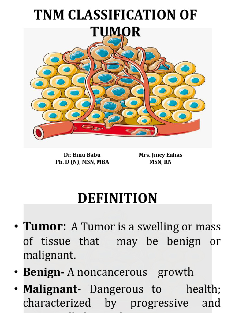 Tnmstagingoftumor 220322164305 | PDF | Metastasis | Cancer