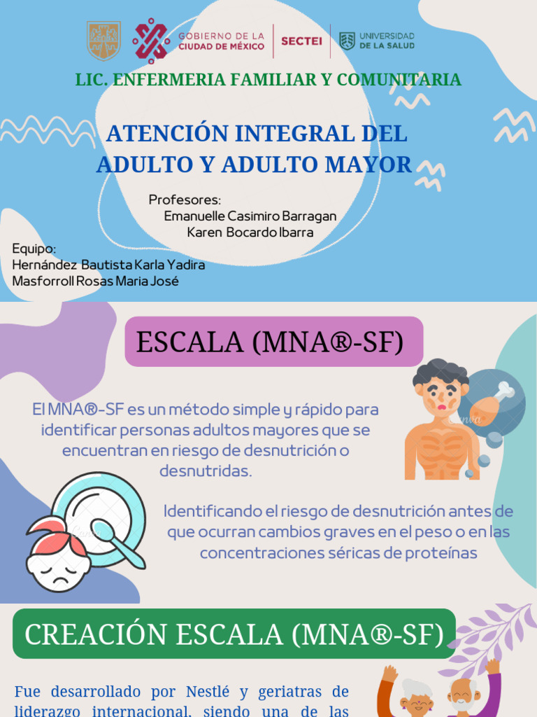 Escala Mna SF | PDF | Causas de la muerte | Enfermedades y trastornos
