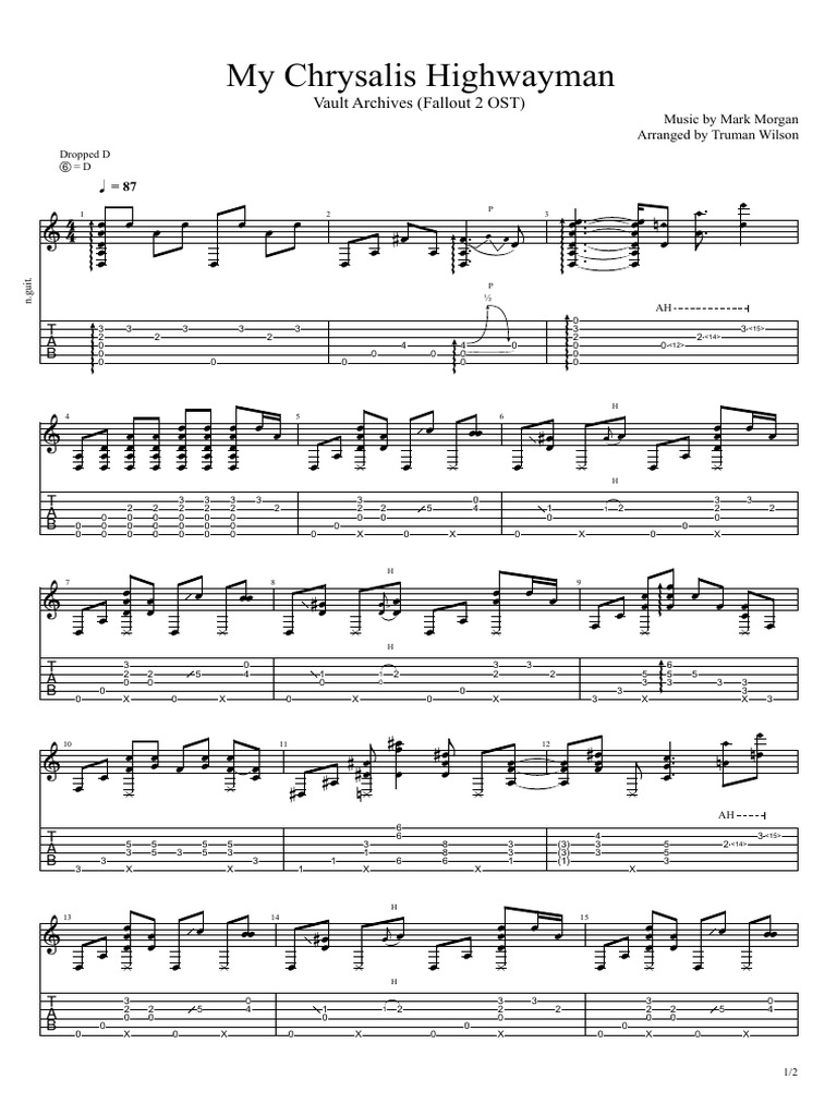 Fallout 2 - My Chrysalis Highwayman | PDF