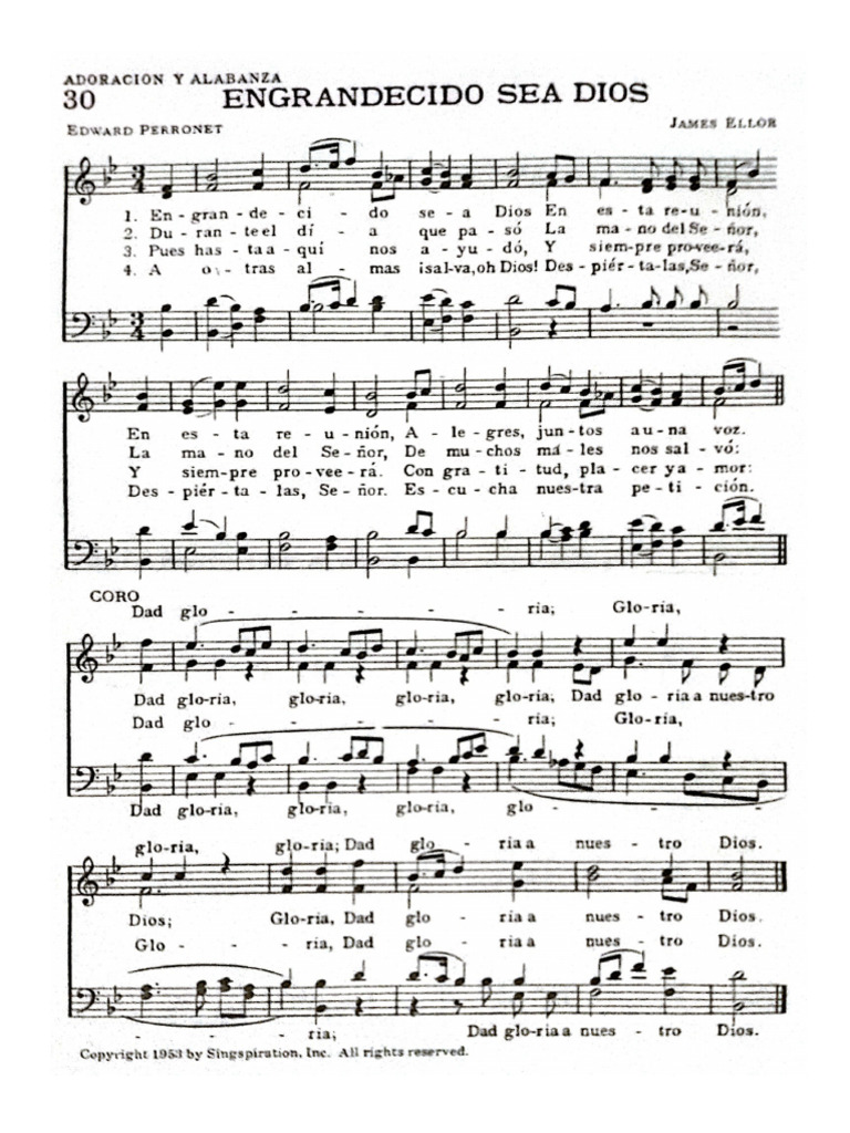 Engrandecido Sea Dios | PDF