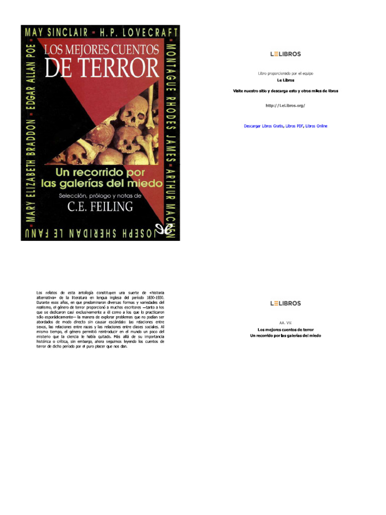 Los Mejores Cuentos de Terror | PDF