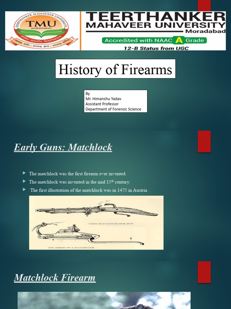 History of Firearms | Download Free PDF | Firearms | Cartridge (Firearms)