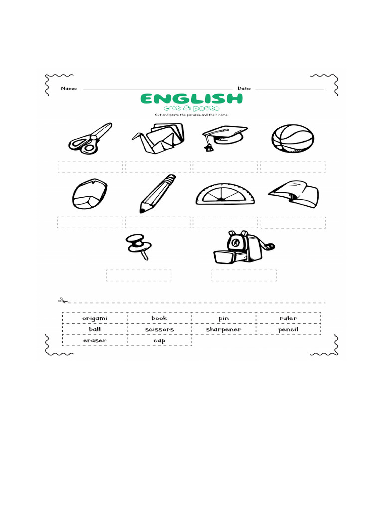 Printablee.com Cut and Paste English Worksheets 174793.Jpg | PDF