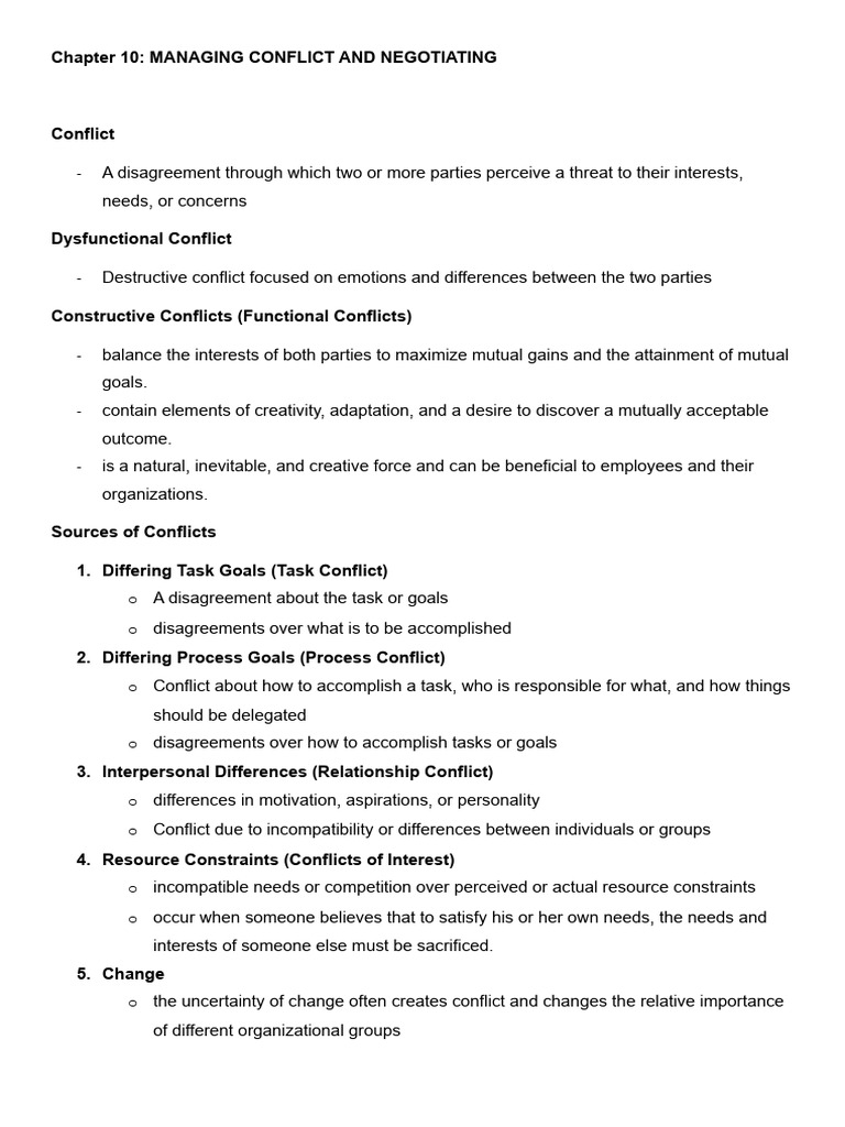 BME Chapter 10 Reviewer | PDF | Conflict (Process) | Alternative Dispute Resolution