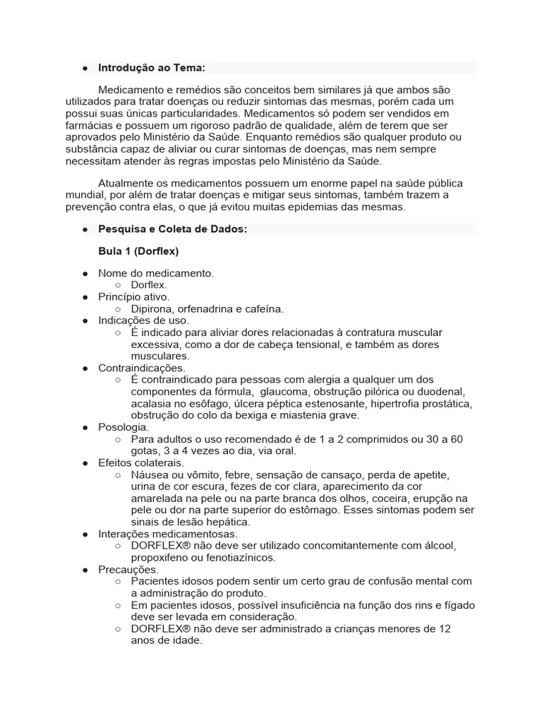 Diferença Entre Medicamentos e Remédios e A Leitura Correta de Bulas ...