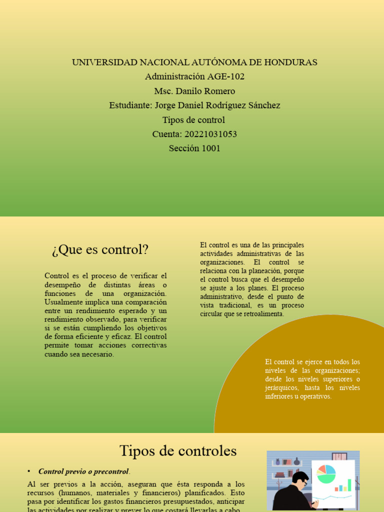 Definicion de Control 2 | PDF | Planificación