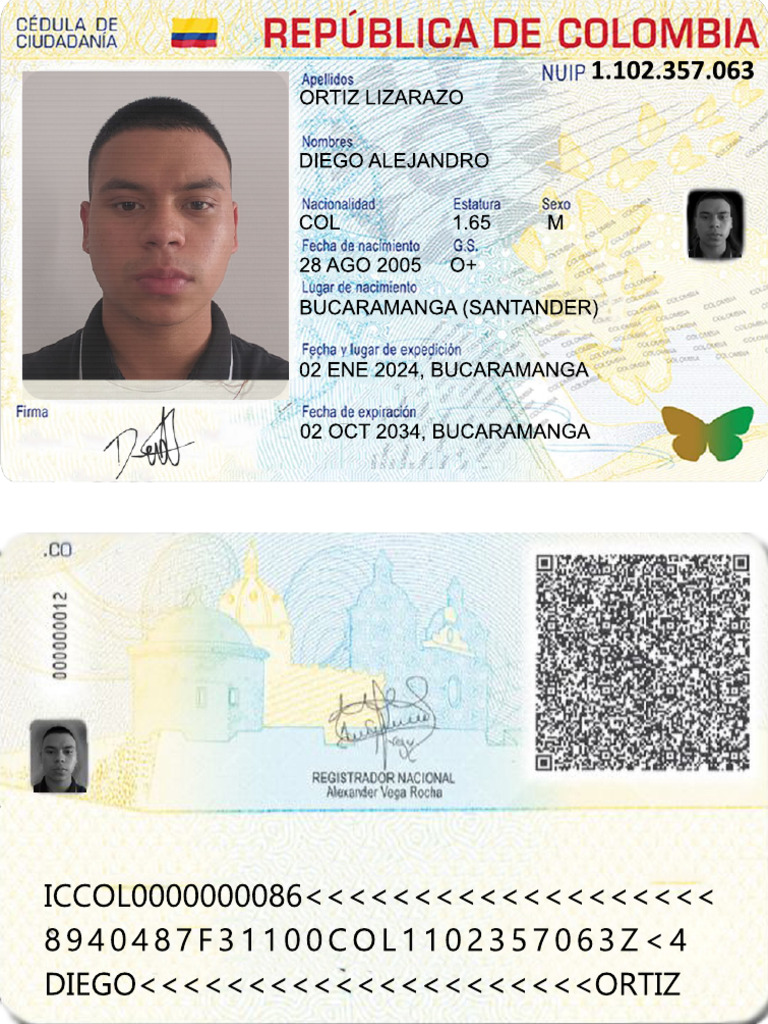 Cedula Nueva - 1102357063-1 | PDF