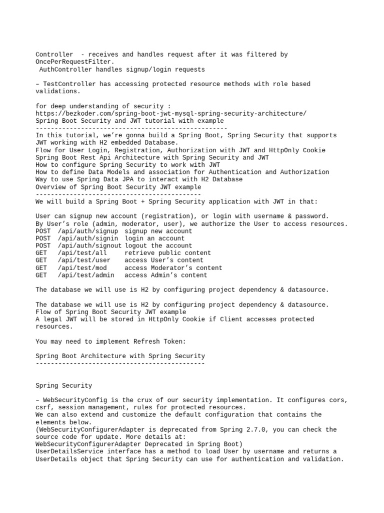 Authentication_authorisation_JWT | PDF | User (Computing) | Method ...