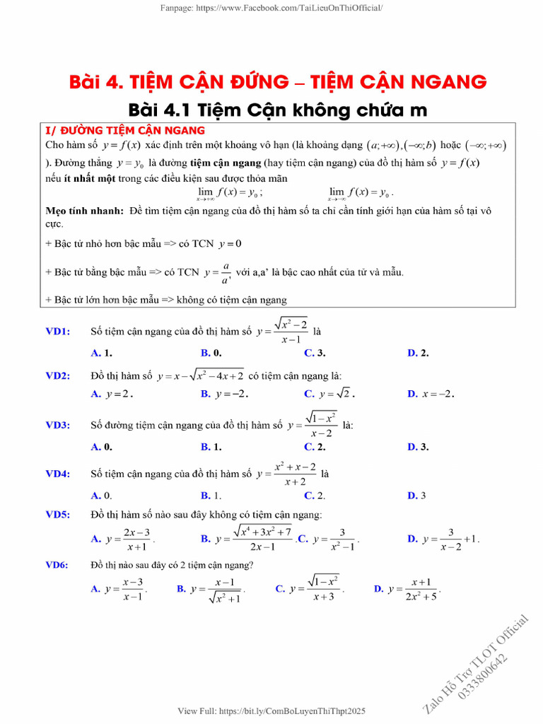 Bai Tap Tiem Can Ngay 9 - 6 - 2024 | PDF