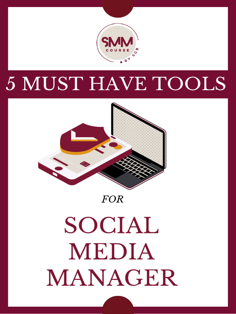 5 Must Have Tools for Social Media Manager | Download Free PDF | Popular Culture & Media Studies ...