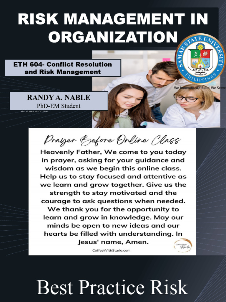 23 Risk Management | PDF | Risk | Risk Management