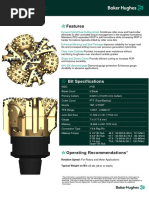 Smith PDC Drill Bit Specifications | PDF | Technology & Engineering