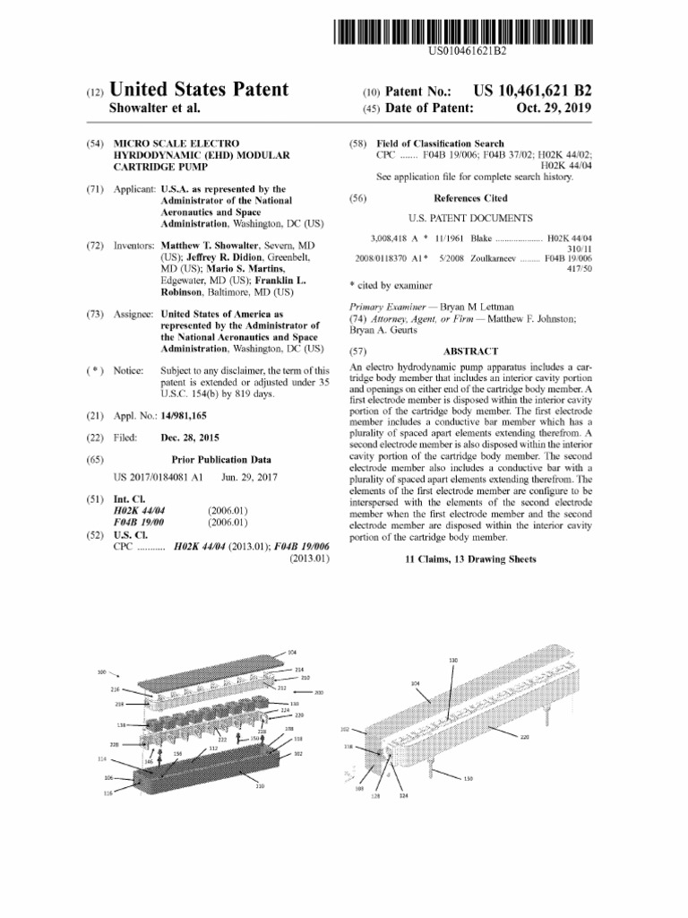 Micro Scale Electro Hydodynamic Modular Cartridge Pump | PDF ...